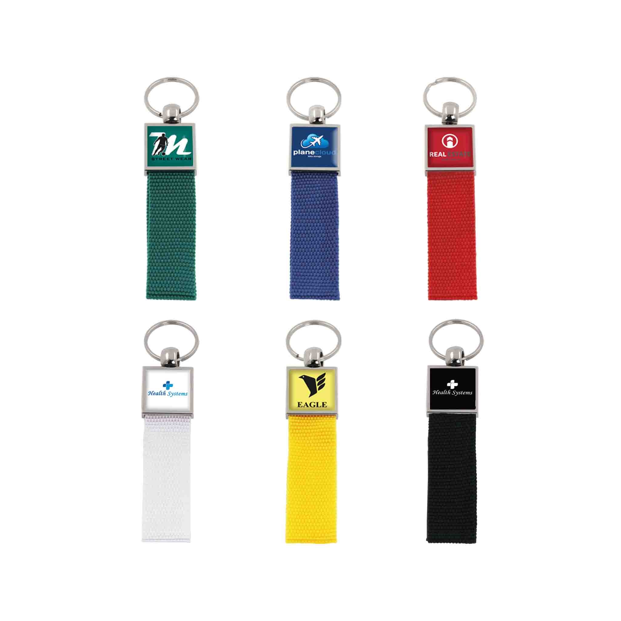 MagStrap "metal" - keychain with fabric strap as a promotional item ...