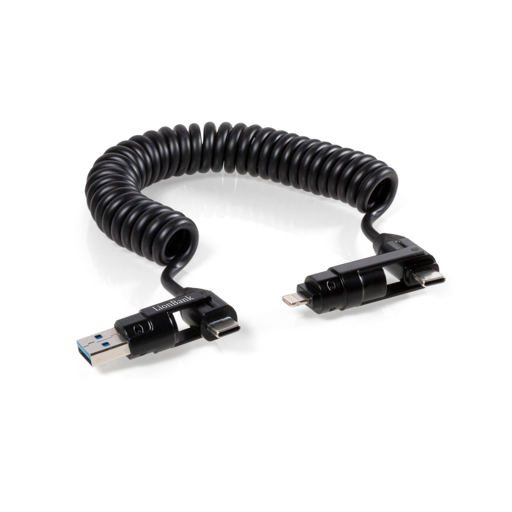MagCable 5in1 metal "spiral" - 5in1 Multiladekabel als Werbeartikel ...